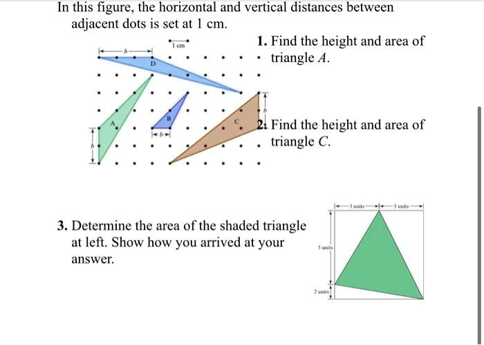 in this figure the horizontal and vertical distances between adjacent ...