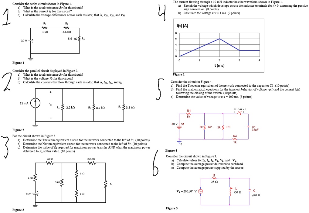 SOLVED: Consider the series circuit shown in Figure 1. a) What is the ...