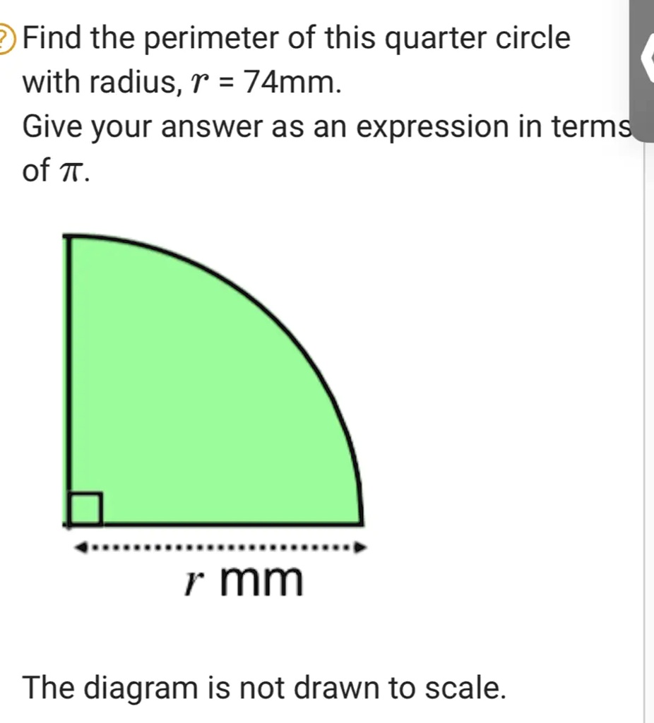 How To Find The Circumference Of A Quarter Circle At Pearline Beard Blog