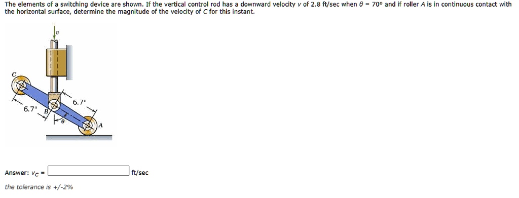 SOLVED: The elements of a switching device are shown. If the vertical ...