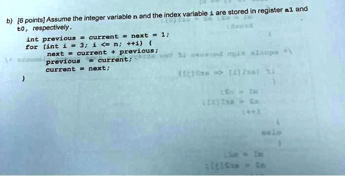 Solved Texts B 6 Points Assume The Integer Variable N And The Index 7033