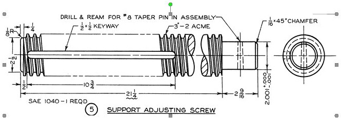 process planning instructions 1 using the drawing shown below develop a ...