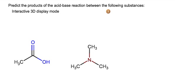 SOLVED: Predict the products of the acid-base reaction between the following substances: HCl OH ...