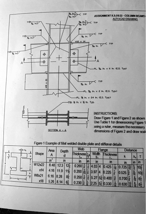 typ assignment 92102 column beams autocad drawing te xin typ 24 inestyp ...