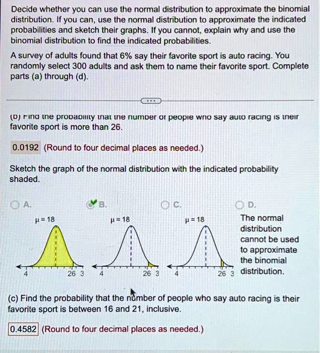SOLVED: Find the probability that the number of people who say auto ...