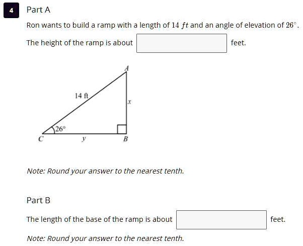SOLVED: 'i need some help with this Part A Ron wants to build ramp with ...