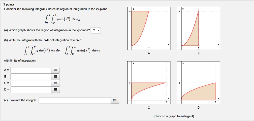 SOLVED:point) Consider the following integral. Sketch its region of integration the xy-plane. K ...