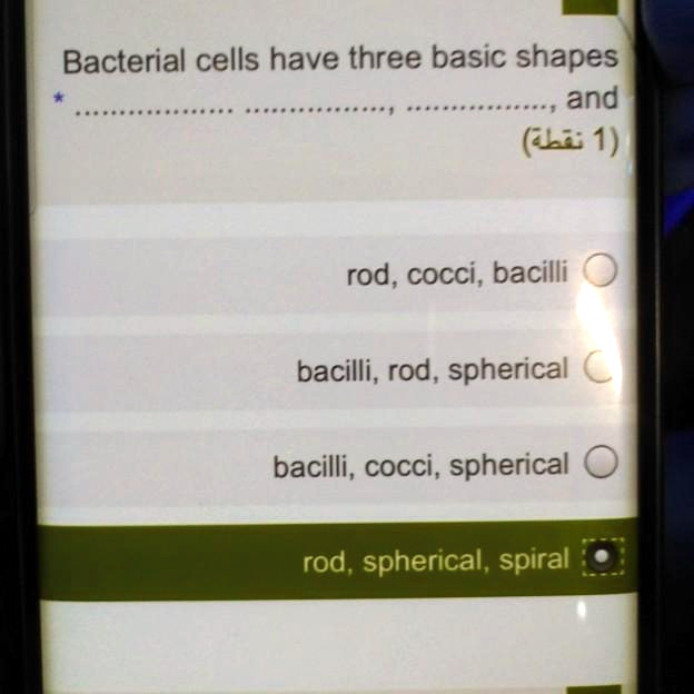 bacterial cells have three basic shapes and 1 rod cocci bacilli bacilli ...