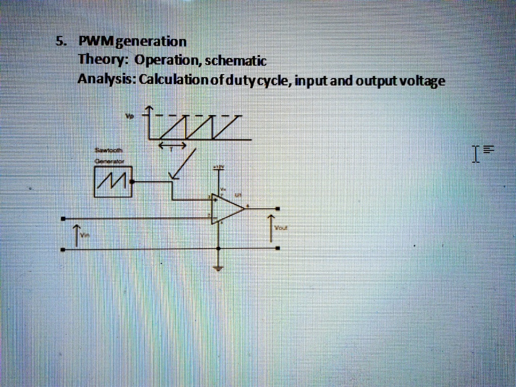 SOLVED: PWM Generation: Theory, Operation, Schematic Analysis ...