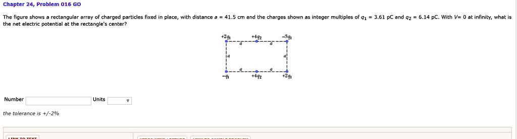 chaptcr 24 problem 016 go the figure shows rectangular do y charged ...
