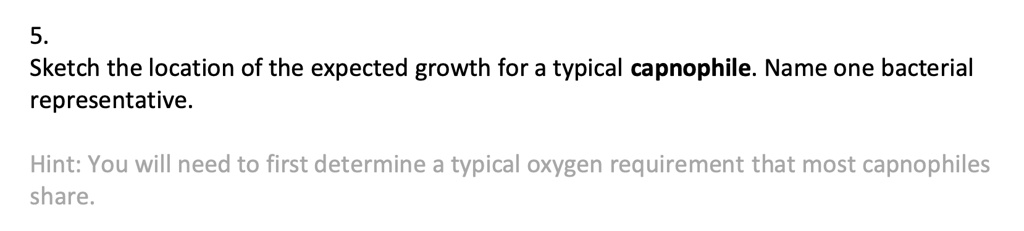 SOLVED: 5 Sketch the location of the expected growth for a typical ...