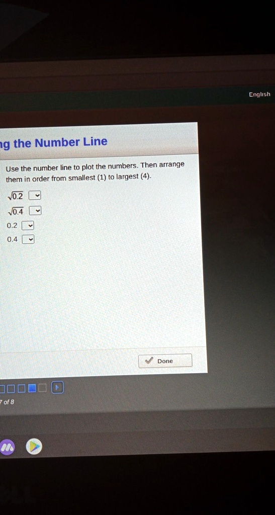 SOLVED: Assignment: Ordering with Square Roots Using the Number Line Side se green dot from O ...