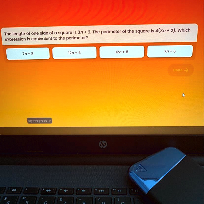 SOLVED: 'please help I need an answer ASAP The length of one side of a ...