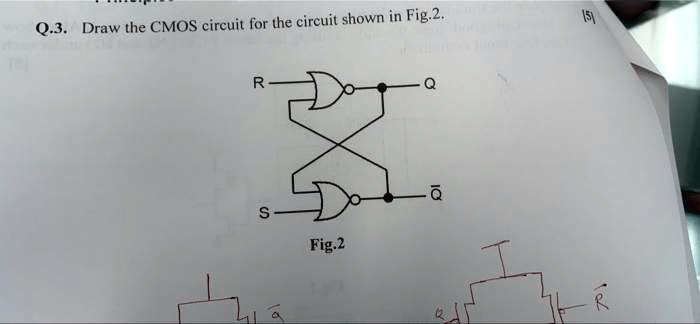 How To Draw A Cmos Circuit Diagram From Figure Cmos Logic Ci