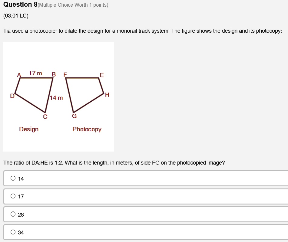 SOLVED: Question 8 Multiple Choice Worth points) (03.01 LC) Tia used a ... SOLVED: Question 8 Multiple Choice Worth points) (03.01 LC) Tia used a ...