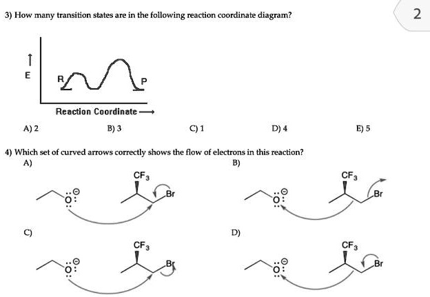 3 how many transition states are in the following reaction coordinate ...