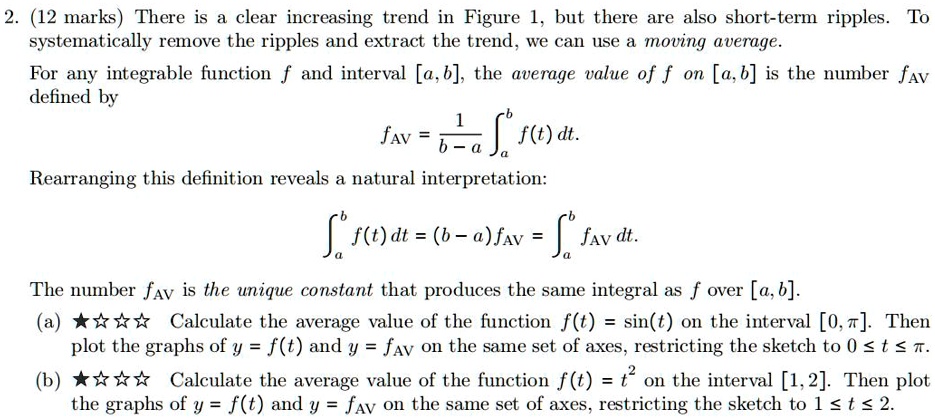 SOLVED: 1. There is a clear increasing trend in Figure 1, but there are ...
