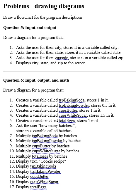 SOLVED: I need help with #6 Problems - drawing diagrams Draw a ...