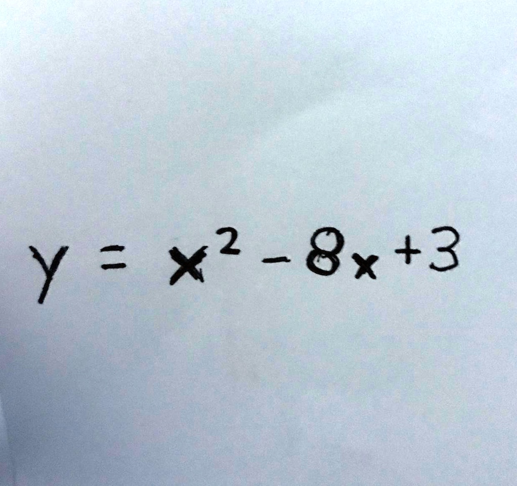 SOLVED: 'Transforming quadratic equation in general form to vertex form
