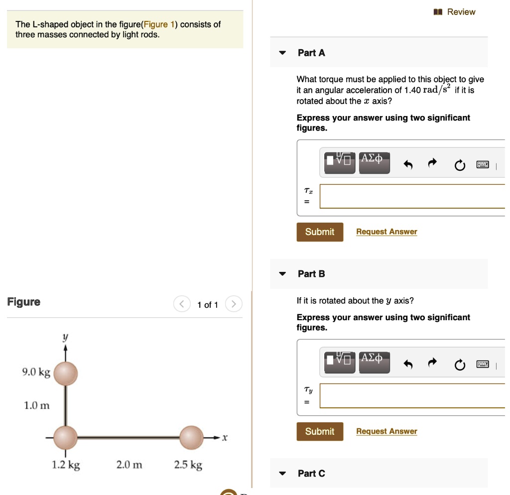 review the l shaped object in the figurefigure 1 consists of three ...