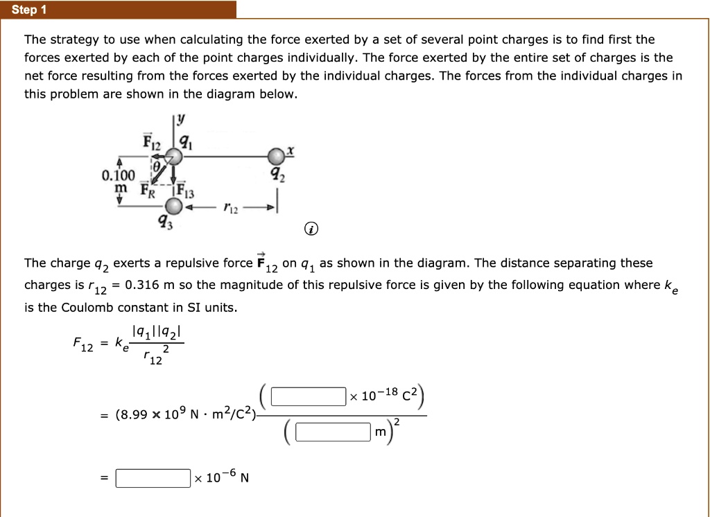 The strategy to use when calculating the force exerted by a...