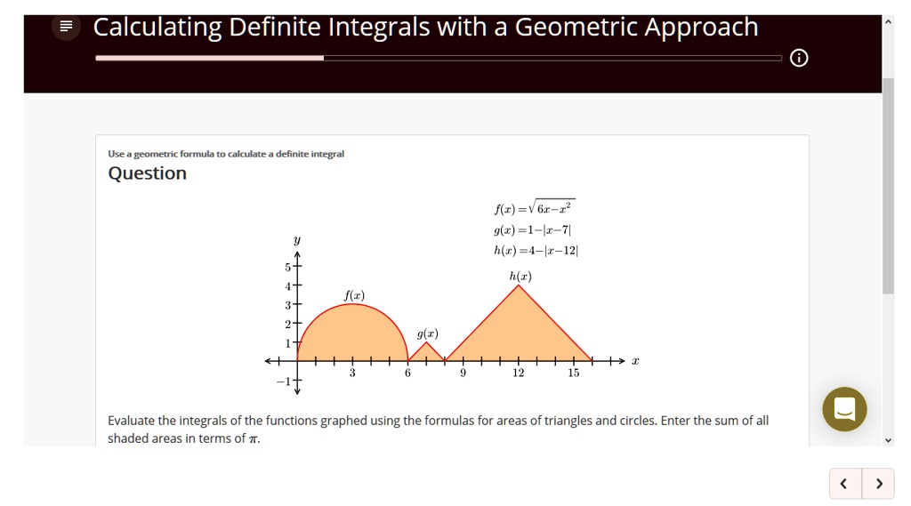 Calculating Definite Integrals with a Geometric Approach Use a ...