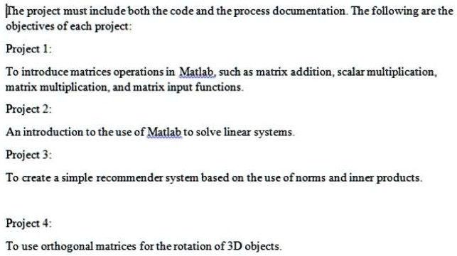 SOLVED: Please answer only part 4. The project must include both the code and the process ...