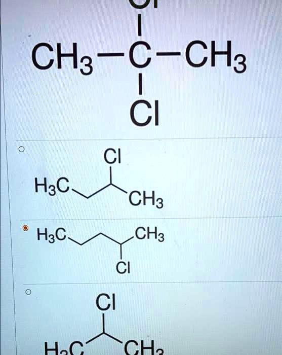 SOLVED: CH3-C-CH3 H3C. H3C H₂C CI 5-0-0 CI CH3 CH3 CI CH₂which is the ... SOLVED: CH3-C-CH3 H3C. H3C H₂C CI 5-0-0 CI CH3 CH3 CI CH₂which is the ...