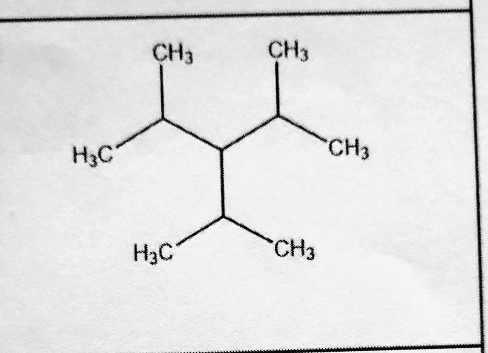 SOLVED: I don't know where to start, I have to name this structure CH3 ...