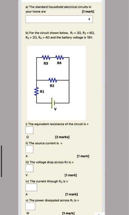 [GET ANSWER] a) The standard household electrical circuits in your home ...