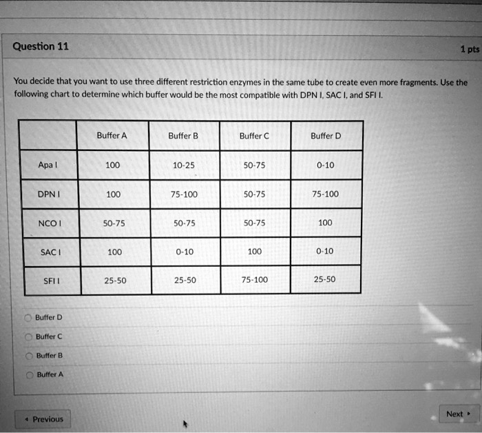 SOLVED: You decide that you want to use three different restriction ...