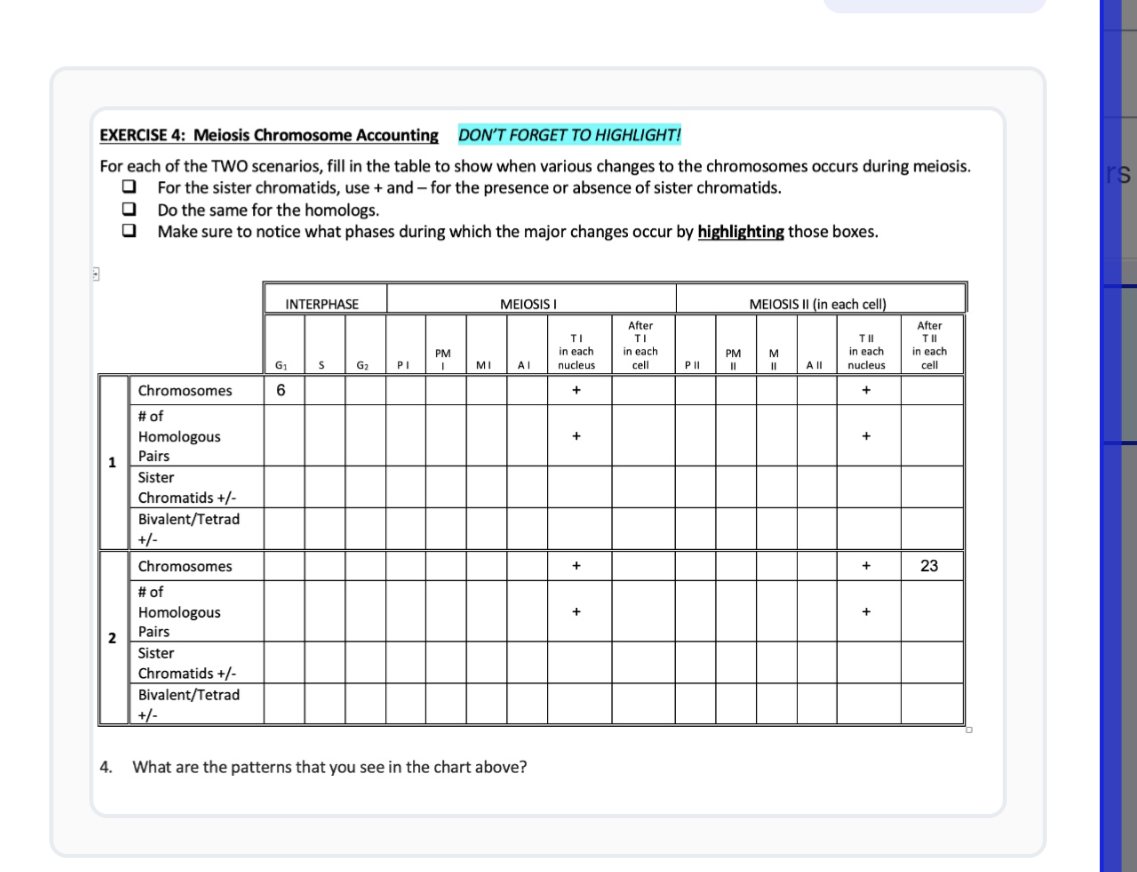 SOLVED: Need help filling out chart
