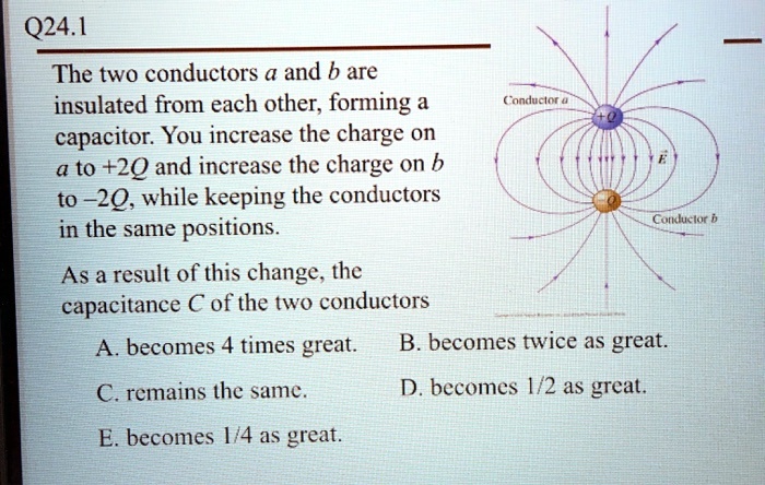 q241 the two conductors and b are insulated from each other forming a ...