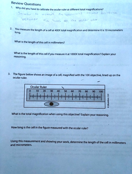 [GET ANSWER] Review Questions 1. Why did you have to calibrate the ...