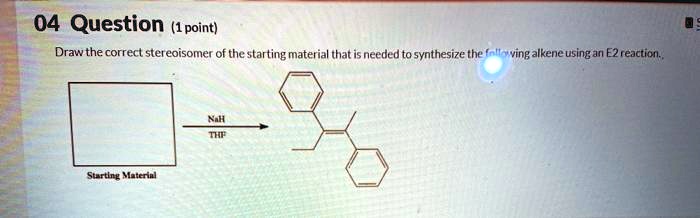 SOLVED:04 Question (1point) Draw the correct stereoisomer of the ... SOLVED:04 Question (1point) Draw the correct stereoisomer of the ...