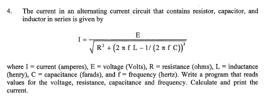 SOLVED: The current in an alternating current circuit that contains ...