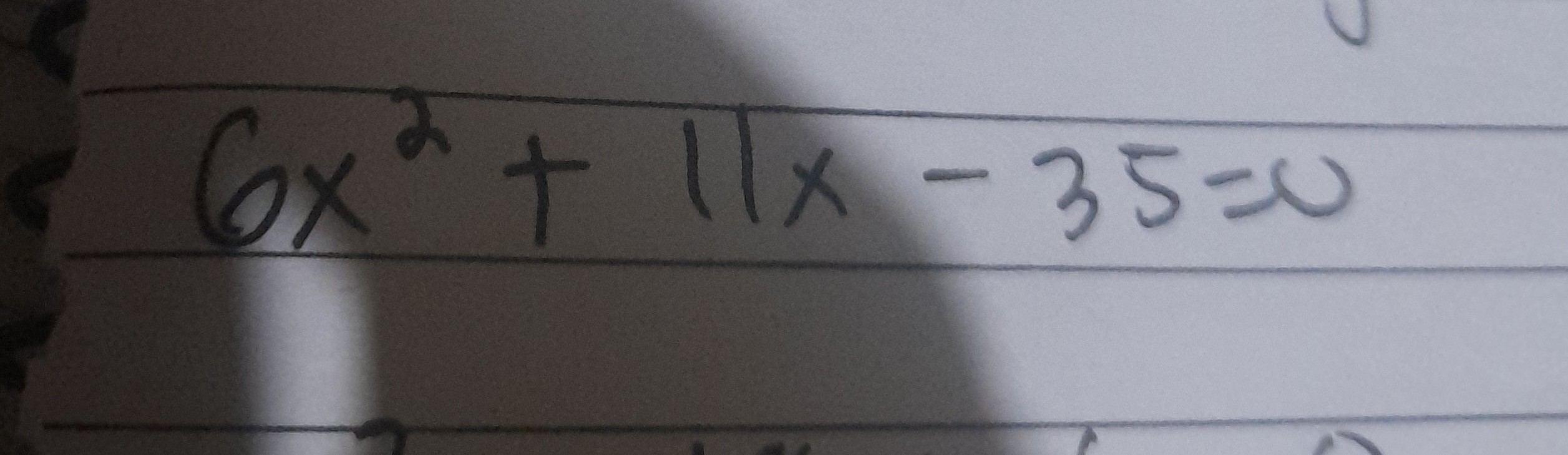 SOLVED 6 X 2 11 X 35 0