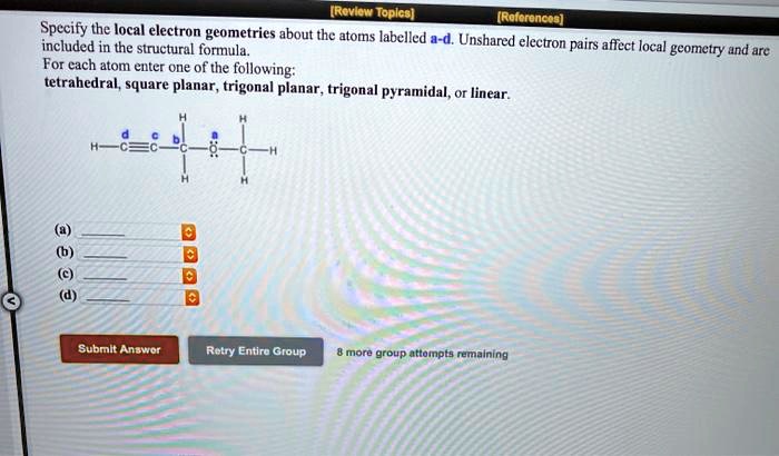 SOLVED: [Rovlow Topics] Olcroncos] Specify the local electron ...