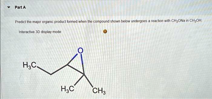 SOLVED: Predict the major organic product formed when the compound shown below undergoes a ...