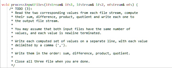 Solved In C Im Given Two Text Files Ifs1 And Ifs2 And One Created Text File Ofs Ifs1 