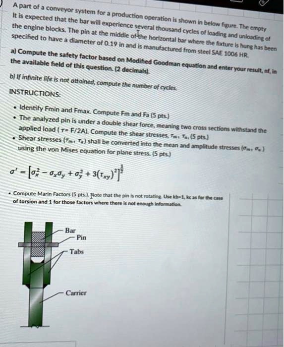 a part of a conveyor system for a production operation is shown in ...