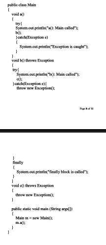 SOLVED: What is the output of the following Java program? public class ...
