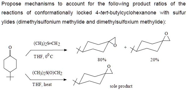 SOLVED: Propose mechanisms account for the following product ratios of ...