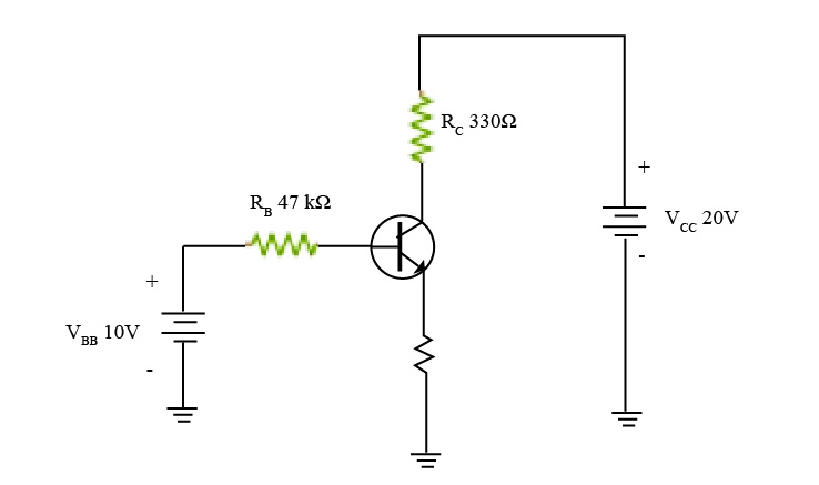 SOLVED: Determine the Q-Point for the circuit in Figure 1 and draw the DC load line. Find the ...