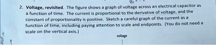 SOLVED: 2. Voltage, revisited. The figure shows a graph of voltage ...