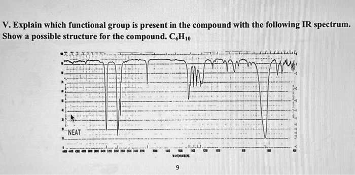 SOLVED: V. Explain which functional group is present in the compound ...