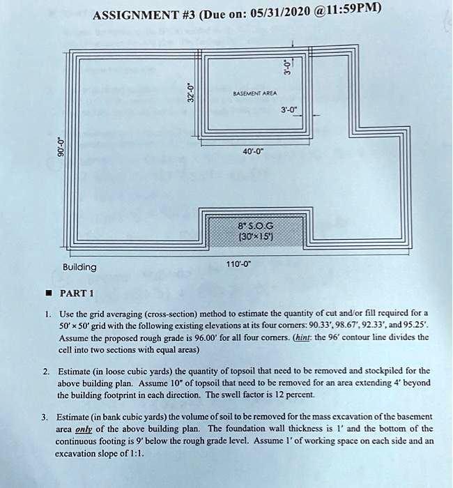 SOLVED: ASSIGNMENT #3 (Due on: 05/31/2020 @ 11:59 PM) EAWD Aa 3-0 40*0 ...