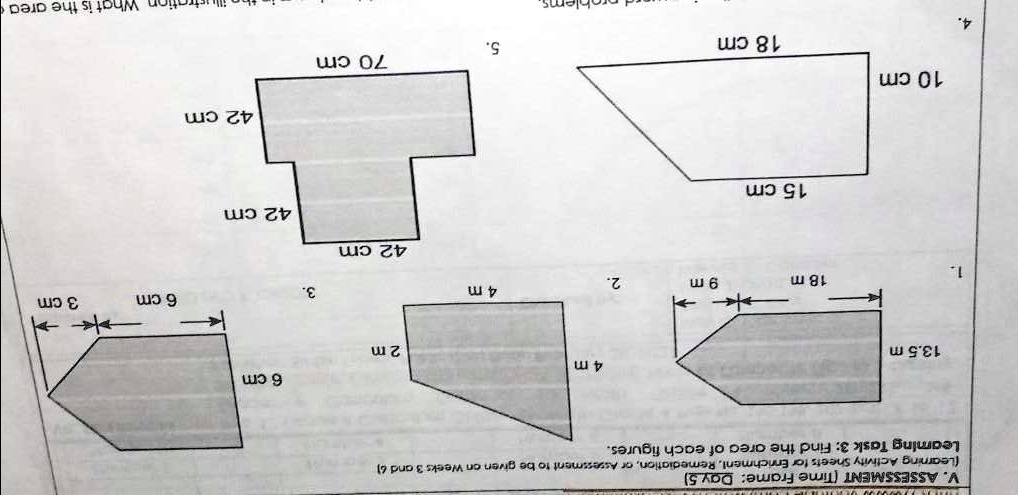 V. ASSESSMENT (Time Frame: Day 5) (Learning Activity Sheets for ...