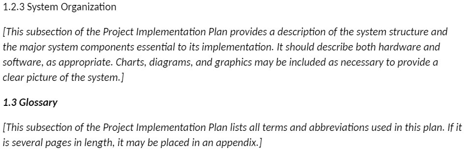SOLVED: '1.2.3 System Organization [This subsection of the Project ...
