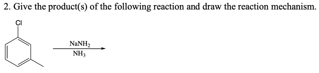Give the product(s) of the following reaction and draw the reaction ...